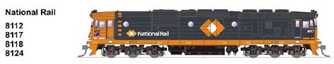 8118 Class Dc National Rail Locomotive Sds Models Casula Hobbies