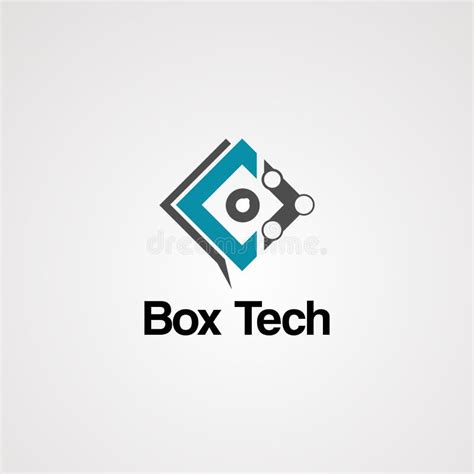 Box Tech Logo Vector Icon Element And Template Stock Vector Illustration Of Concept