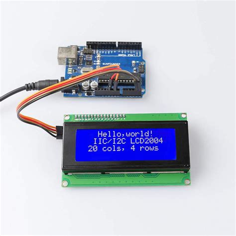 Arduino Blue Serial için Iic I2c Twi 2004 20x4 Karakterli Lcd Modül Ekranı uygun fiyatlı satın