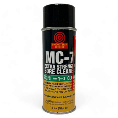 Gun Cleaner Spray Shooters Choice Mc 7 Extra Strength Bore Cleaner Bore