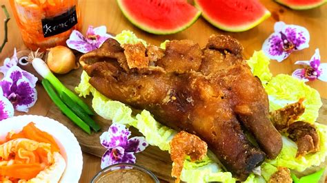 Crispy Ulo ng Baboy!!! Crispy on the outside and so tender on the inside... - YouTube