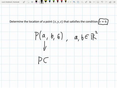Solved In Exercises 13 24 Determine The Location Of A Point X Y Z That Satisfies The