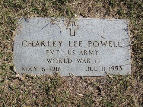 Charley Lee Powell 1916 1993 Find A Grave Memorial