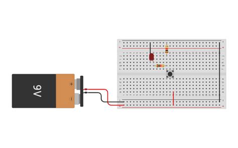 Circuit Design Puss Button Tinkercad