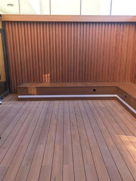 Redwood Fluted Wall Cladding Composite Decking Cladding And Fascia