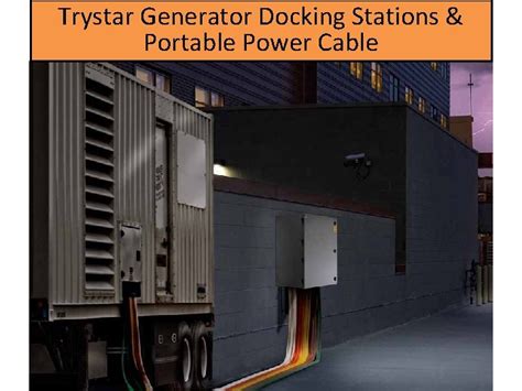 Trystar Generator Docking Stations Portable Power Cable Trystar