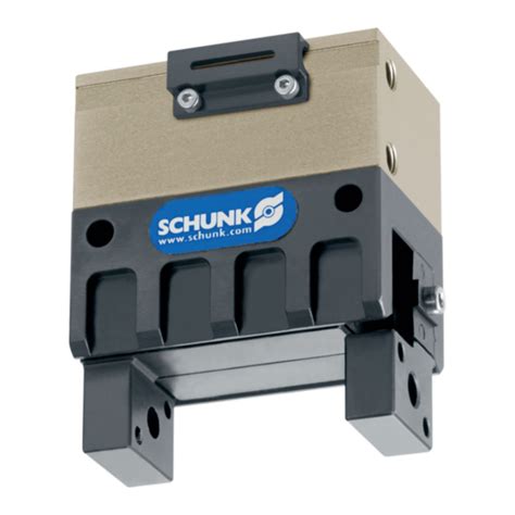 Schunk Mpg Plus Assembly And Operating Manual Pdf Download Manualslib