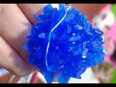 (3) Супер-Быстро Как Вырастить Кристалл Дома Из Медного Купороса. Самый ...