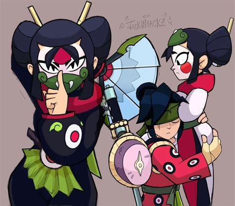Kaze X Kenji Brawl Stars Dibujos Animados Bonitos Dibujos Bonitos