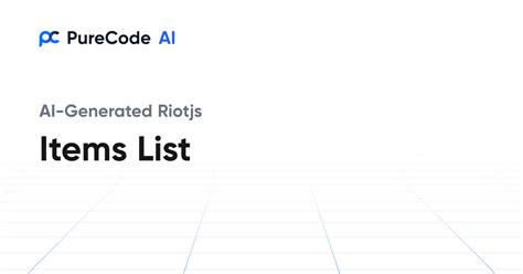 Build Great Riotjs Items List Components Faster Using Ai Tools