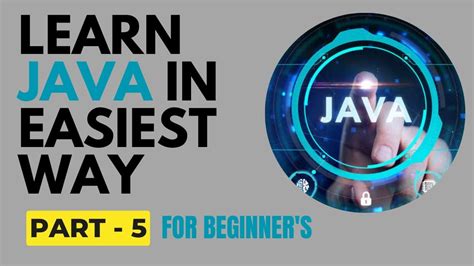 Java In The Easiest Way Part 5 Variables Data Types Java For