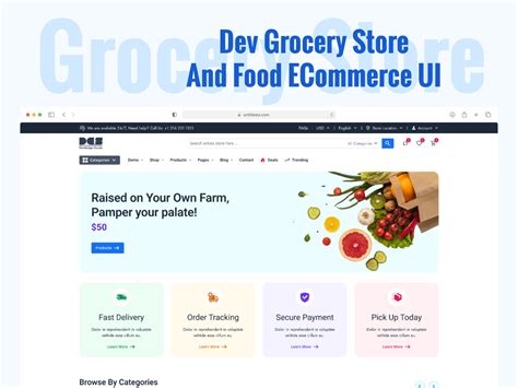 Dev Grocery Store And Food Ecommerce Ui Uibundle