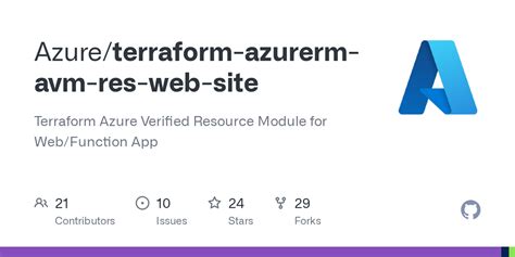 github azure terraform azurerm avm res web site terraform azure verified resource module for