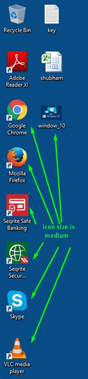 How To Change The Size Of Desktop Icons And Taskbar Icons In Windows