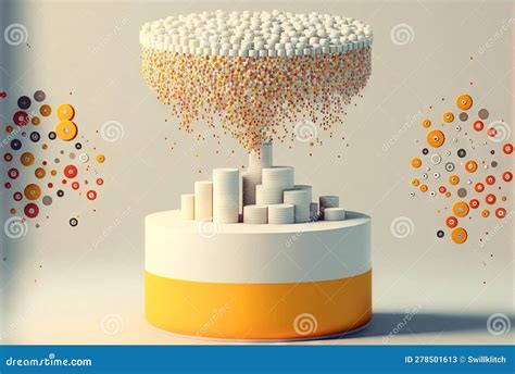 Big Data Abstract Concept With Data Clusters Collected By Server Digital Sorting And Management