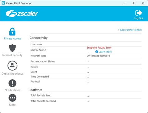 Zscaler Endpoint Fvaw Error Domain Web Center