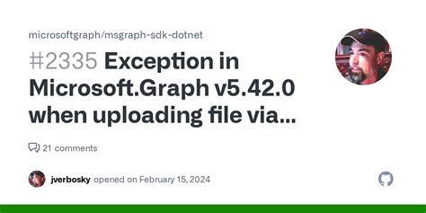 Exception In Microsoft Graph V When Uploading File Via GraphServiceClient PutAsync