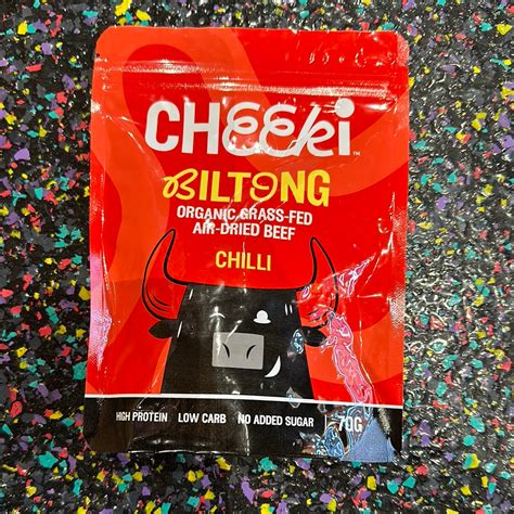 Cheeki Biltong Chilli 70g Toms Confectionery Warehouse