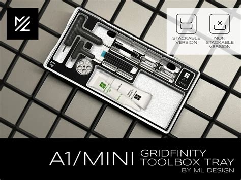 Gridfinity A1 Mini Toolbox 2 Version By Martonlengyel Design