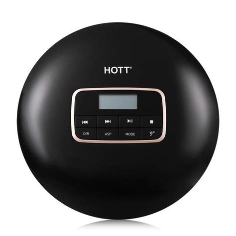 T4w Hott Cd511 Hifi Audio Cd Lecteur Portable Réminiscent Avec Musique