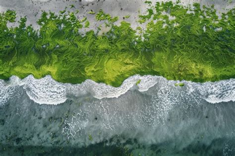 Colorful Algae Trees Swim In The Sea Water Premium Ai Generated Image