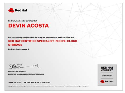 Devin Acosta Cissp On Linkedin Redhatcertification Ceph
