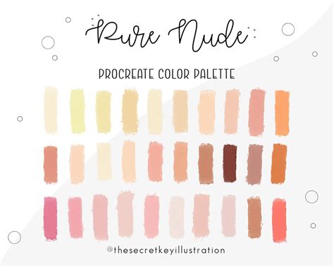 Aesthetic Procreate Color Palette Paint Color Palette Procreate Tool Digital Download IPad