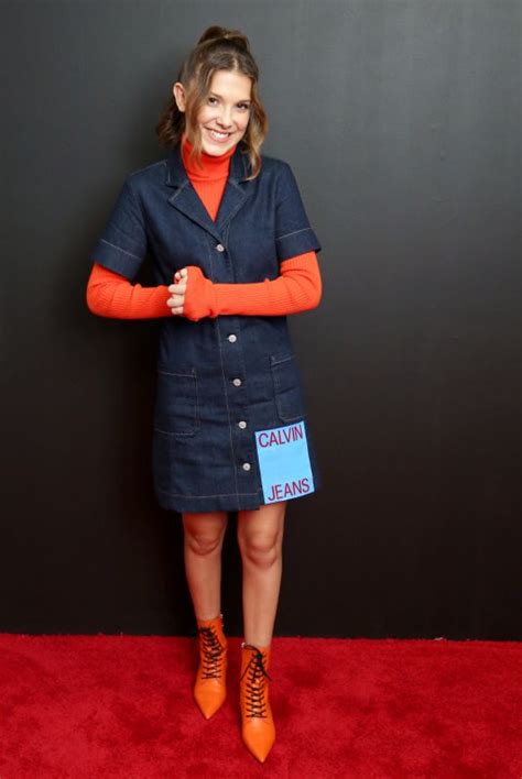 Millie Bobby Brown At Calvin Klein Fashion Show At Nyfw In New York 09