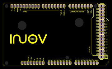 Arduino Mega Shield Sensor QCP EasyEDA Open Source Hardware Lab