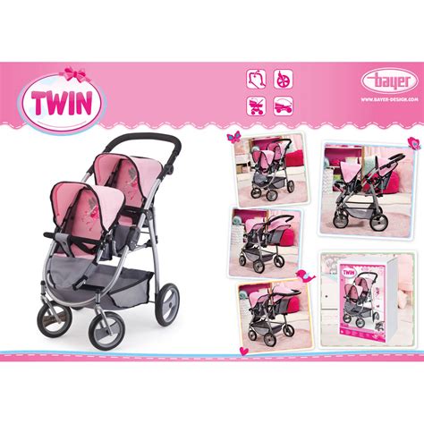 Bayer Twin Poppenwagen