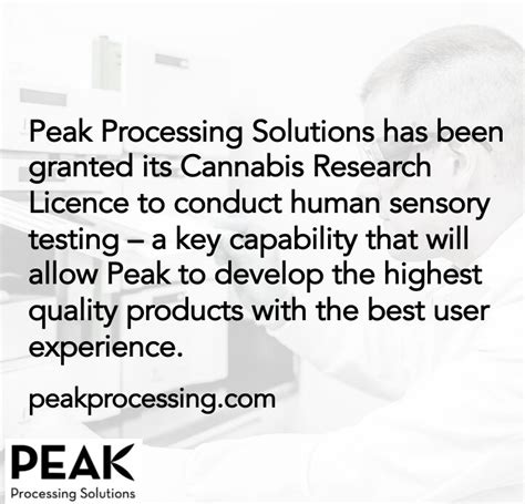 Peak Processing Solutions On Linkedin Cannabisindustry Cannabisbusiness