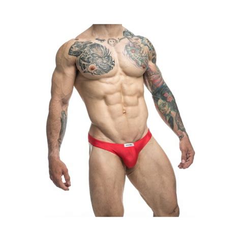 Malebasics Justin Simon Classic Bikini Red L