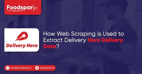 How Web Scraping is Used to Extract Delivery Hero Delivery Data