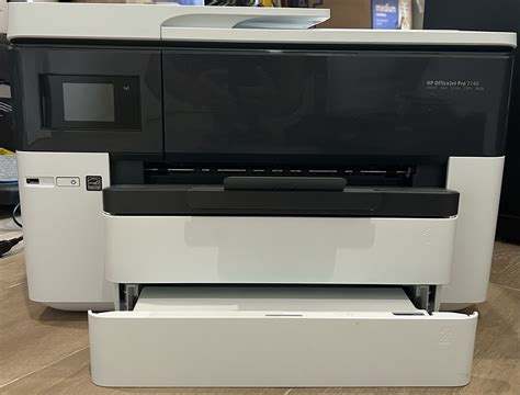 Used Hp Officejet Pro 7740 Wide Format All In One Printer White Ubb Threads