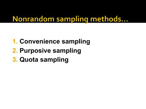 Sampling Methods In Educational Research Ppt