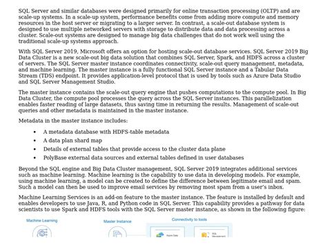 Sql Server Big Data Cluster Microsoft Sql Server 2019 Big Data Cluster On Dell Emc Vxrail