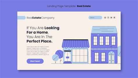 부동산 일러스트 이미지 Freepik에서 무료 다운로드