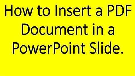 how to add pdf file into powerpoint 1 bin video yandex te bulundu