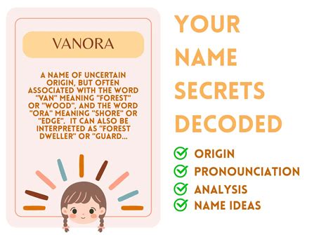 Vanora Girl Name Meaning And Pronunciation