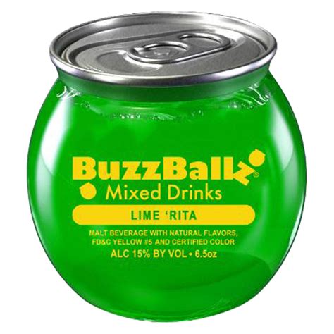 Buzzballz Strawberry Rita Single 65oz Can 15 Abv Alcohol Fast Delivery By App Or Online