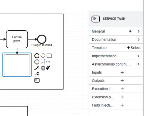 Missing Groups Tabs After After Assigning Template To Service Task Developers Forum Bpmn Io