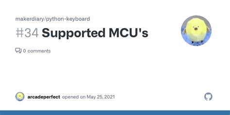 Supported MCU S Issue Makerdiary Python Keyboard GitHub