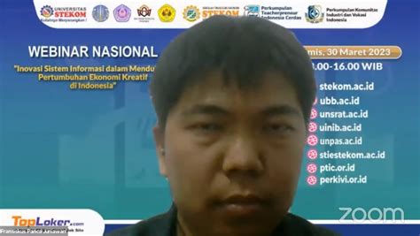 Galeri Ptic Webinar Nasional Inovasi Sistem Informasi Dalam Mendukung Pertumbuhan Ekonomi