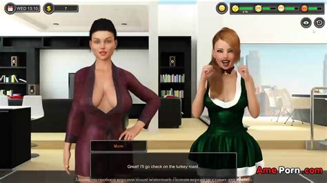 My Step Moms Wink Hint For After Christmas Party Night Full On Eporner