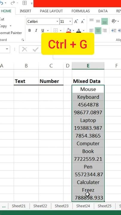Shorts Separate Text And Number In Excel From Mixed Data Excelshorts Mycoachingclasses