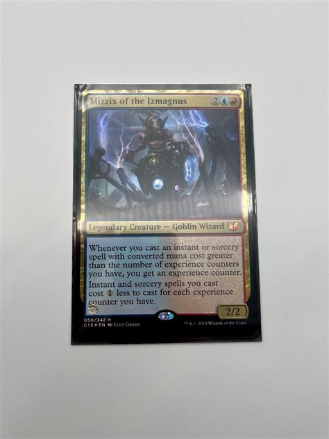 Mizzix Of The Izmagnus Oversized Foil Commander C15 Lp English Mtg Ebay