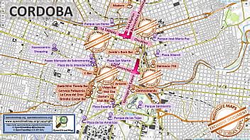 Street Map Of Cordoba With Indication Where To Find Streetworkers Freelancers And Brothels