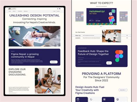 sakila pokharel on linkedin designer community website concept