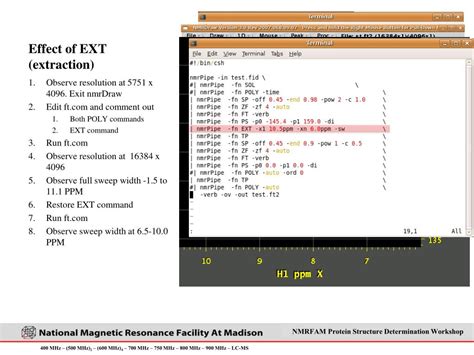 Ppt Nmr Data Processing Using Nmrpipe Powerpoint Presentation Free