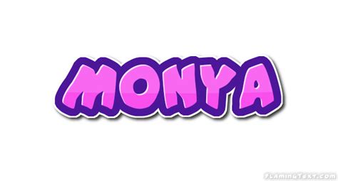 Monya Logo Free Name Design Tool From Flaming Text